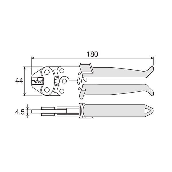 P-75 Crimping Tool [HOZAN] HOZAN TOOL INDUSTRIAL CO., LTD.