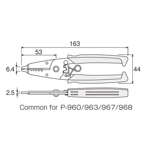 P-960 / P-963 / P-967 / P-968 Wire Stripper [HOZAN] HOZAN TOOL INDUSTRIAL CO., LTD.