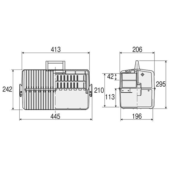 B-56-B Tool Box [HOZAN] HOZAN TOOL INDUSTRIAL CO., LTD.