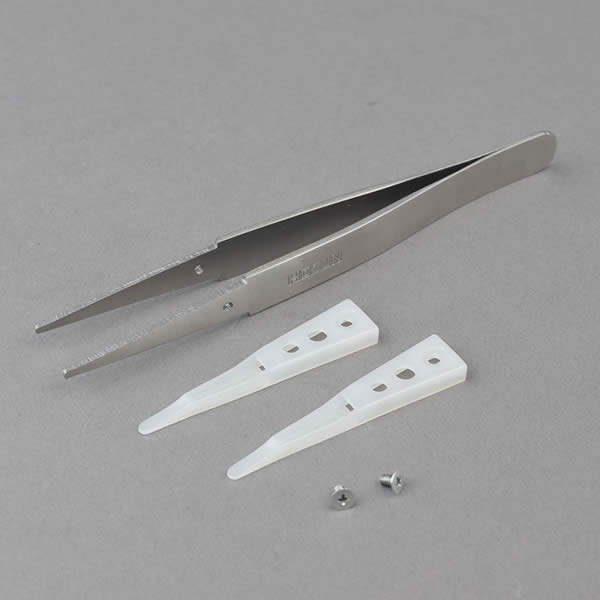 P-643-N Non-stick Tip Tweezers [HOZAN] HOZAN TOOL INDUSTRIAL CO., LTD.