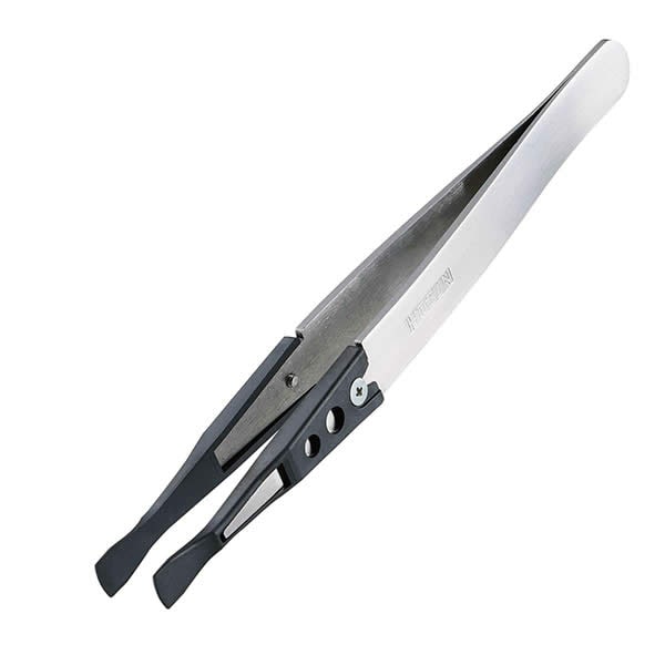P-645-S ESD Tip Tweezers [HOZAN] HOZAN TOOL INDUSTRIAL CO., LTD.
