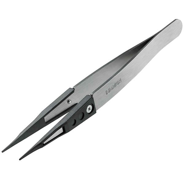 P-646-D ESD Ceramic Tip Tweezers [HOZAN] HOZAN TOOL INDUSTRIAL CO., LTD.