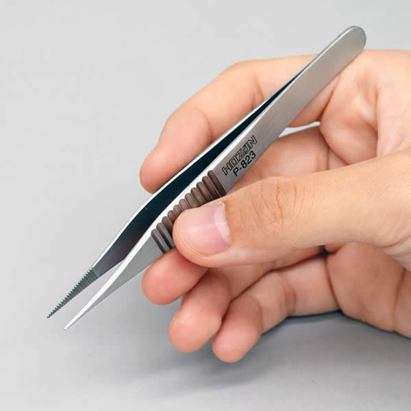 P-823 Tweezers [HOZAN] HOZAN TOOL INDUSTRIAL CO., LTD.