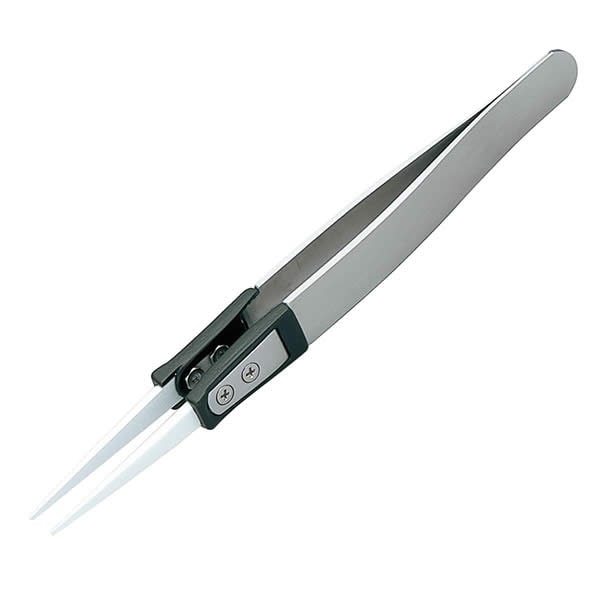 P-855-C Ceramic Tip Tweezers [HOZAN] HOZAN TOOL INDUSTRIAL CO., LTD.