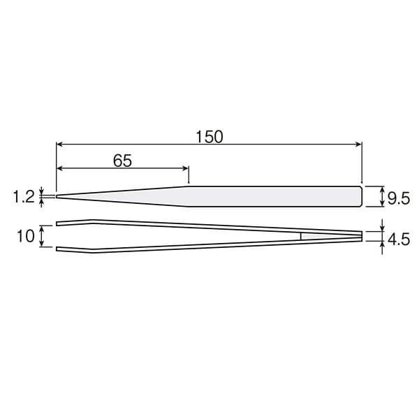 P-863-150 ESD Bamboo Tweezers [HOZAN] HOZAN TOOL INDUSTRIAL CO., LTD.