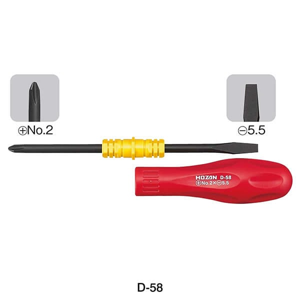 D-52 / D-54 / D-58 Reversible Screwdriver [HOZAN] HOZAN TOOL INDUSTRIAL ...
