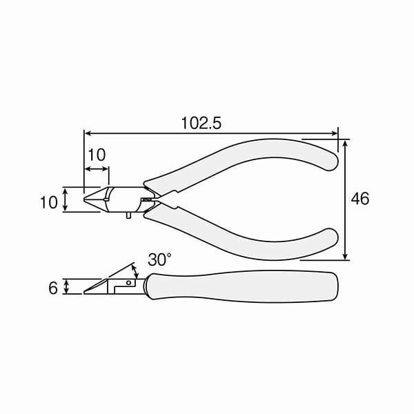 N-31 Miniature Diagonal Cutter [HOZAN] HOZAN TOOL INDUSTRIAL CO., LTD.