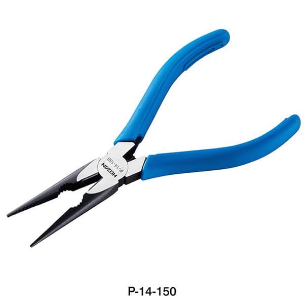 P-14 Long Nose Pliers with Side Cutter [HOZAN] HOZAN TOOL INDUSTRIAL CO ...