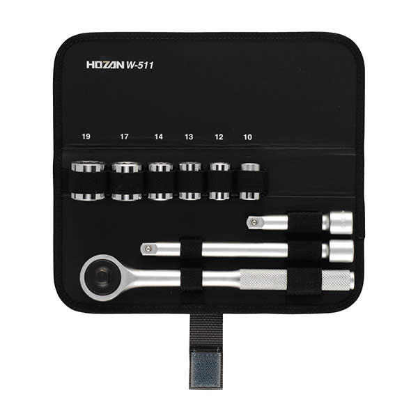 W-511 Socket Wrench Set [HOZAN] HOZAN TOOL INDUSTRIAL CO., LTD.