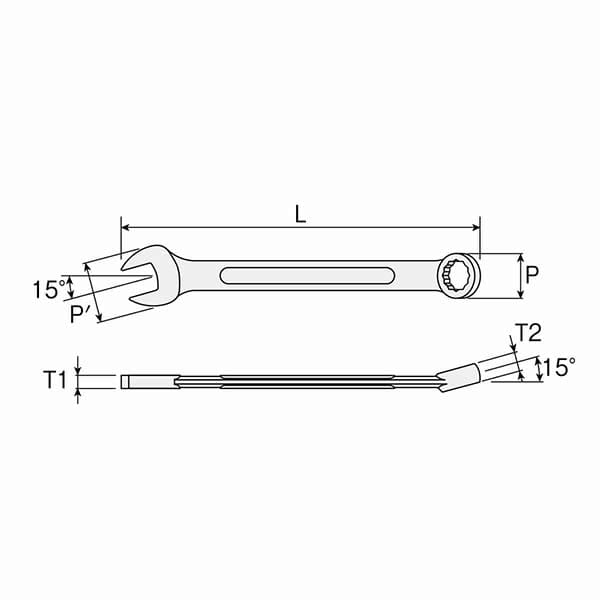 W-520 Combination Wrench Set [HOZAN] HOZAN TOOL INDUSTRIAL CO., LTD.