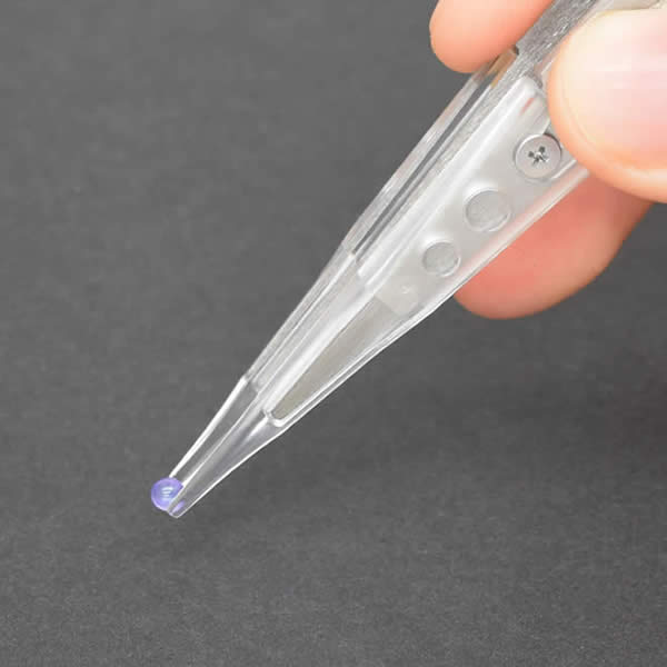 P-640-A ESD Transparent Tip Tweezers [HOZAN] HOZAN TOOL INDUSTRIAL CO., LTD.