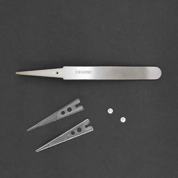 P-640-A ESD Transparent Tip Tweezers [HOZAN] HOZAN TOOL INDUSTRIAL CO., LTD.