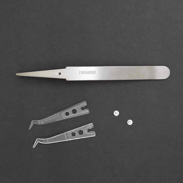 P-642-A ESD Transparent Tip Tweezers [HOZAN] HOZAN TOOL INDUSTRIAL CO., LTD.
