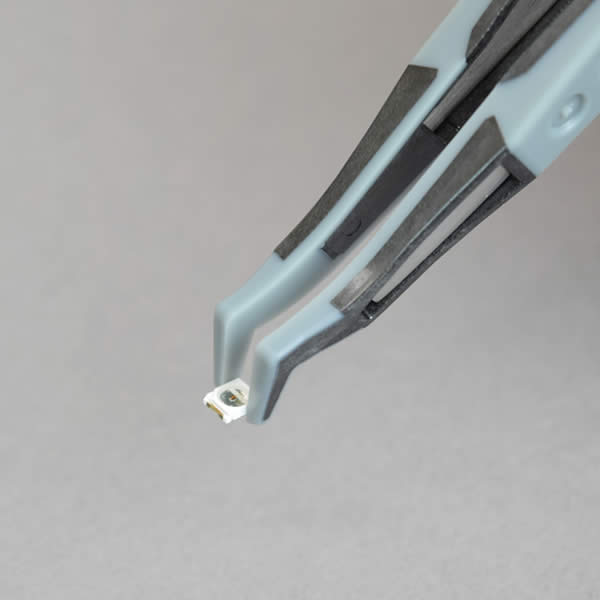 P-642-J ESD Elastomer Tip Tweezers [HOZAN] HOZAN TOOL INDUSTRIAL CO., LTD.