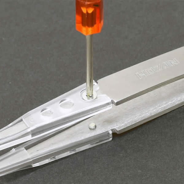 P-643-A ESD Transparent Tip Tweezers [HOZAN] HOZAN TOOL INDUSTRIAL CO., LTD.