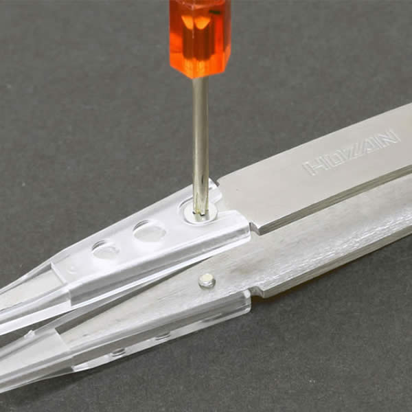P-645-A Transparent Tip Tweezers [HOZAN] HOZAN TOOL INDUSTRIAL CO., LTD.