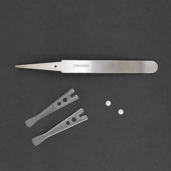 P-645-A Transparent Tip Tweezers [HOZAN] HOZAN TOOL INDUSTRIAL CO., LTD.